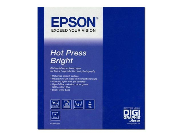 HOT PRESS BRIGHT 44"X50 | Suurkuvatulostinpaperi | Tulostinpaperit ...