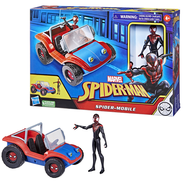 Spider-Man (2022) 6 Inch Figure & Venomized Vehicle - Multitronic