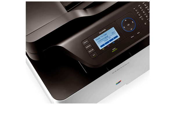 SAMSUNG CLX-4195N color MFP 3-1 18/18ppm Net PCL6 Ebony Brown ...