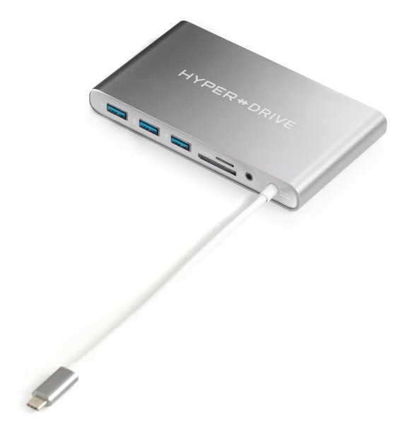 Hyper - HyperDrive Ultimate USB-C Hub (Space Gray) - Multitronic