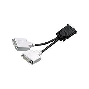 PNY DVI - 2 x DVI -kaapeli, Dual, 0,3 m, Musta - Multitronic