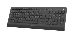 Deltaco Bluetooth, Silent full size low-profile - trådlös tangentbord ...